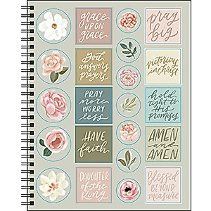 Scriptures and Florals 16-Month 2022-2023 Weekly/Monthly Planner Calendar