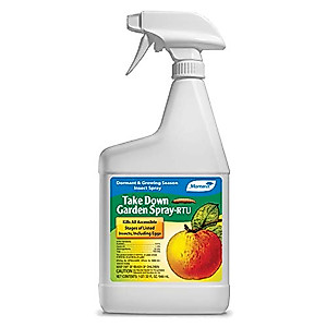 Monterey LG6232 Take Down Garden Spray Ready to Use Insecticide/Pesticide Treatment for Control of Insects, 32 oz