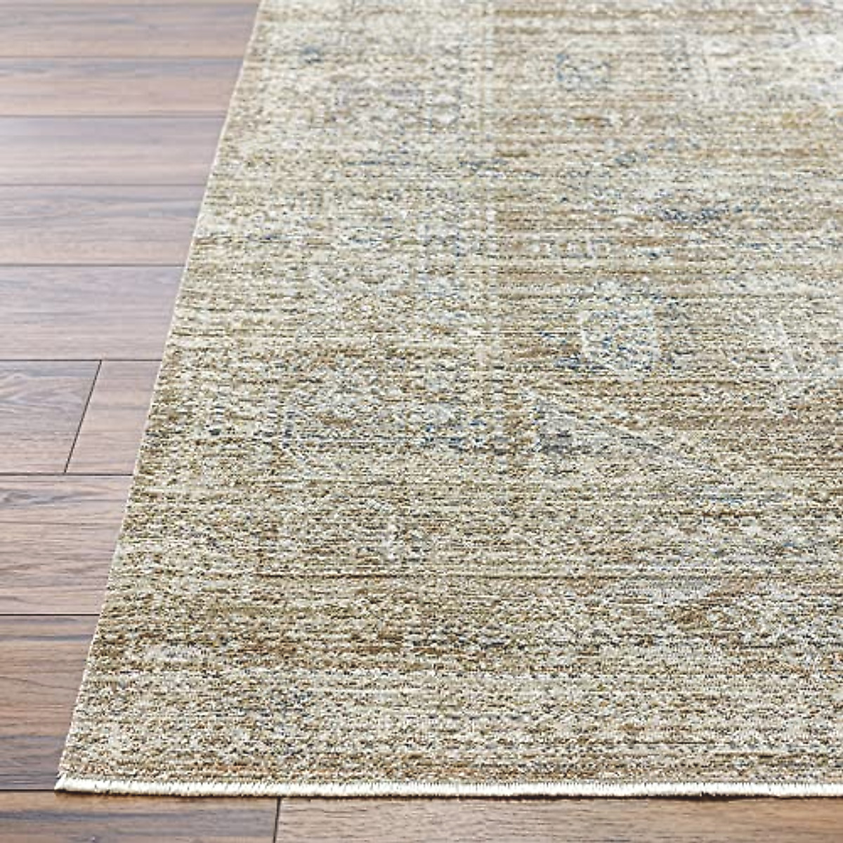 Livabliss x Becki Owens Margaret Traditional Washable Outdoor Area Rug, 5'3" x 7'10", Taupe/Brown