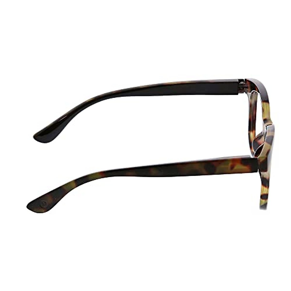 Peepers by PeeperSpecs Women's Grandview Soft Square Blue Light Blocking Reading Glasses, Tortoise, 50 + 1.5