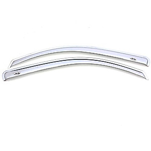 Auto Ventshade [AVS] Ventvisor / Rain Guards | Outside Mount, Chrome, 2 pc | 682741 | Fits 2004 - 2014 Ford F-150 SuperCab/Standard/SuperCrew/SVT Raptor SuperCrew