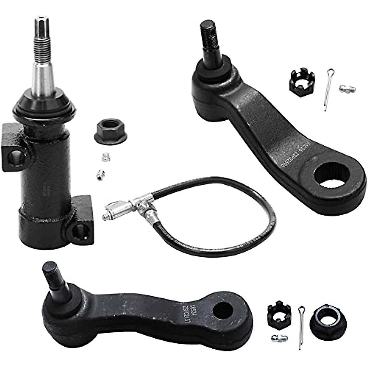 Detroit Axle - AWD Front End 13pc Suspension Kit for Silverado Sierra Chevy GMC Avalanche Suburban Yukon XL 1500 Tahoe Escalade ESV EXT, Upper Control Arms Lower Ball Joints Sway Bars Tie Rods