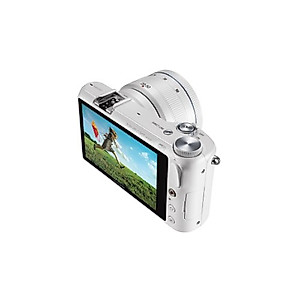 Samsung NX2000 20.3MP CMOS Smart WiFi Mirrorless Digital Camera with 20-50mm Lens and 3.7" Touch Screen LCD (White) (Discontinued by Manufacturer)