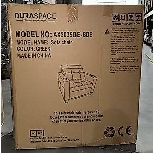 DURASPACE 39 Inch Sleeper Chair 3-in-1 Convertible Chair Bed Pull Out Sleeper Chair Beds Adjustable Single Armchair Sofa Bed with USB Ports, Side Pocket, Cup Holder (Forest Green Linen)