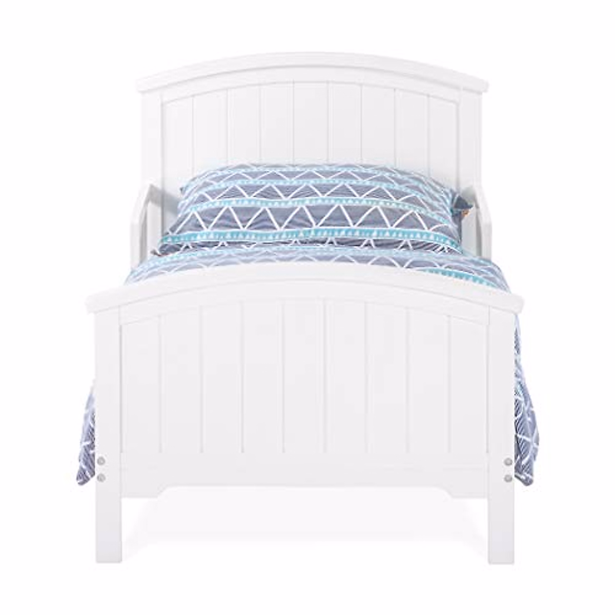 Forever Eclectic Hampton Arch Top Toddler Bed, Matte White