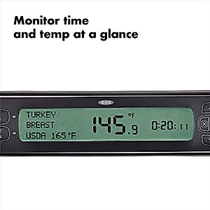 OXO Good Grips Chef's Precision Digital Leave-In Thermometer, Stainless Steel, 1 count