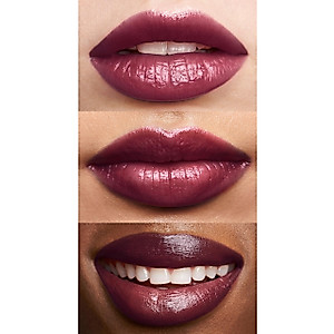 e.l.f. Sheer Slick Lipstick, Hydrating Lipstick For Sheer Color With A Shiny Finish, Infused With Vitamin E, Vegan & Cruelty-free, Black Cherry
