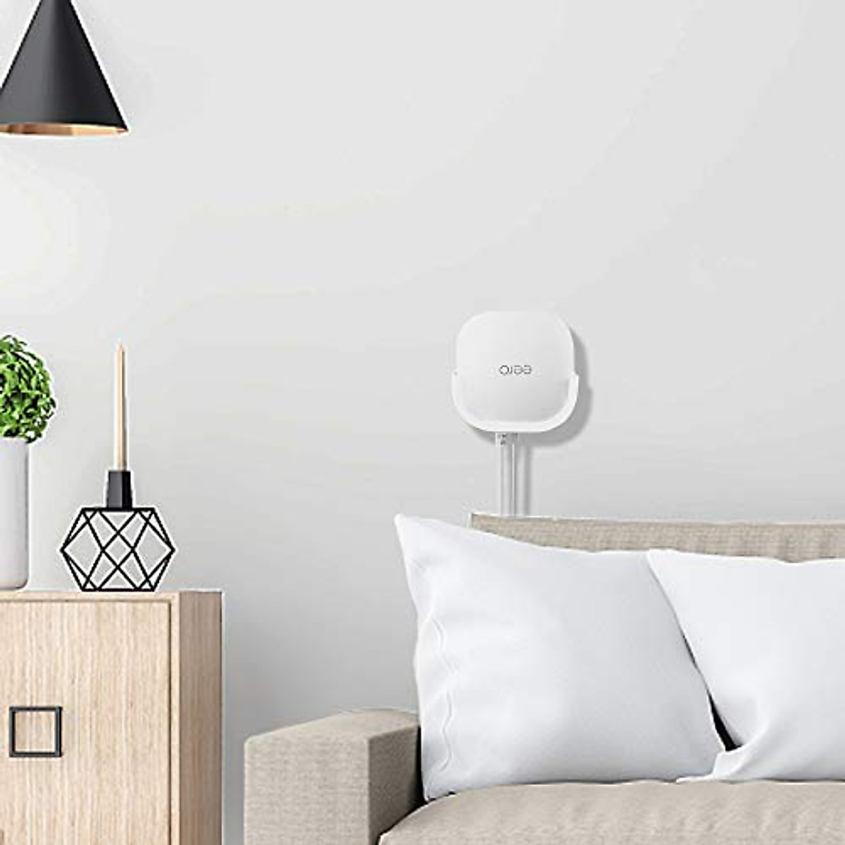 OkeMeeo Adhesive Wall Mount for eero Mesh WiFi No Drilling No Tool Required(1 Pack)