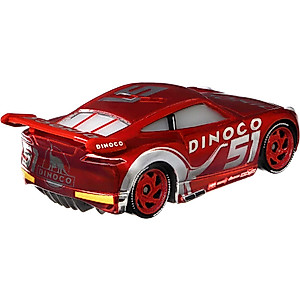 Disney Car Toys and Pixar Cars Racing Red Dinoco Cruz Ramirez, Miniature, Collectible Racecar Automobile Toys Based on Cars Movies, for Kids Age 3 and Older, Multicolor