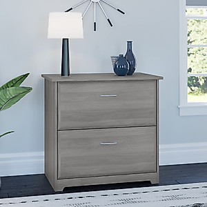 Bush Furniture Cabot 2 Drawer Lateral File Cabinet, Modern Gray