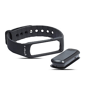 e-vibra 8 Alarm Vibrating Alarm Watch Medical Reminder Watch - with Timer and 8 Daily Alarms (Black - Largel)