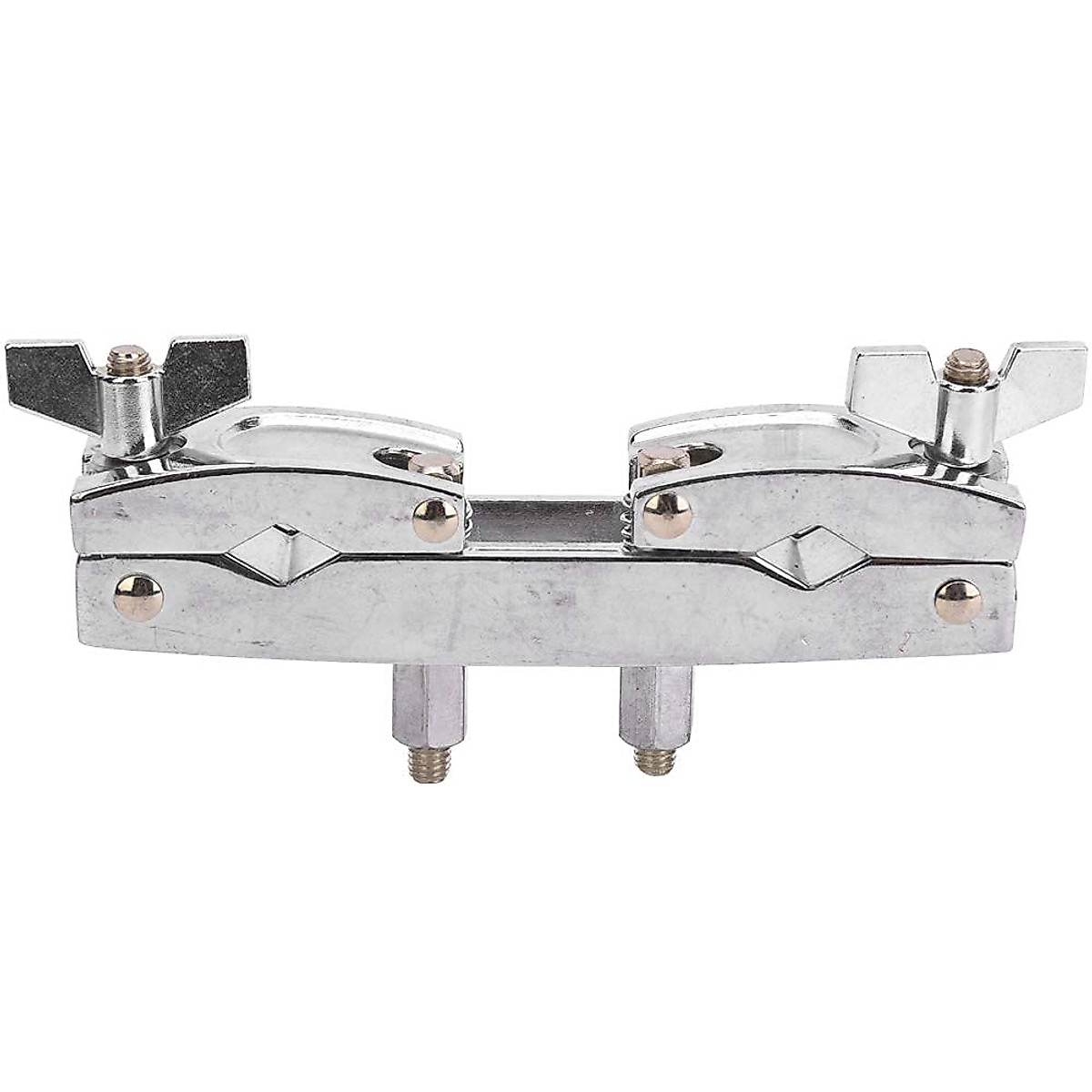 Drum Clip Rod Zinc Alloy Connecting Clamp Holder Bracket Rod Percussion Multi-function Clip Silver