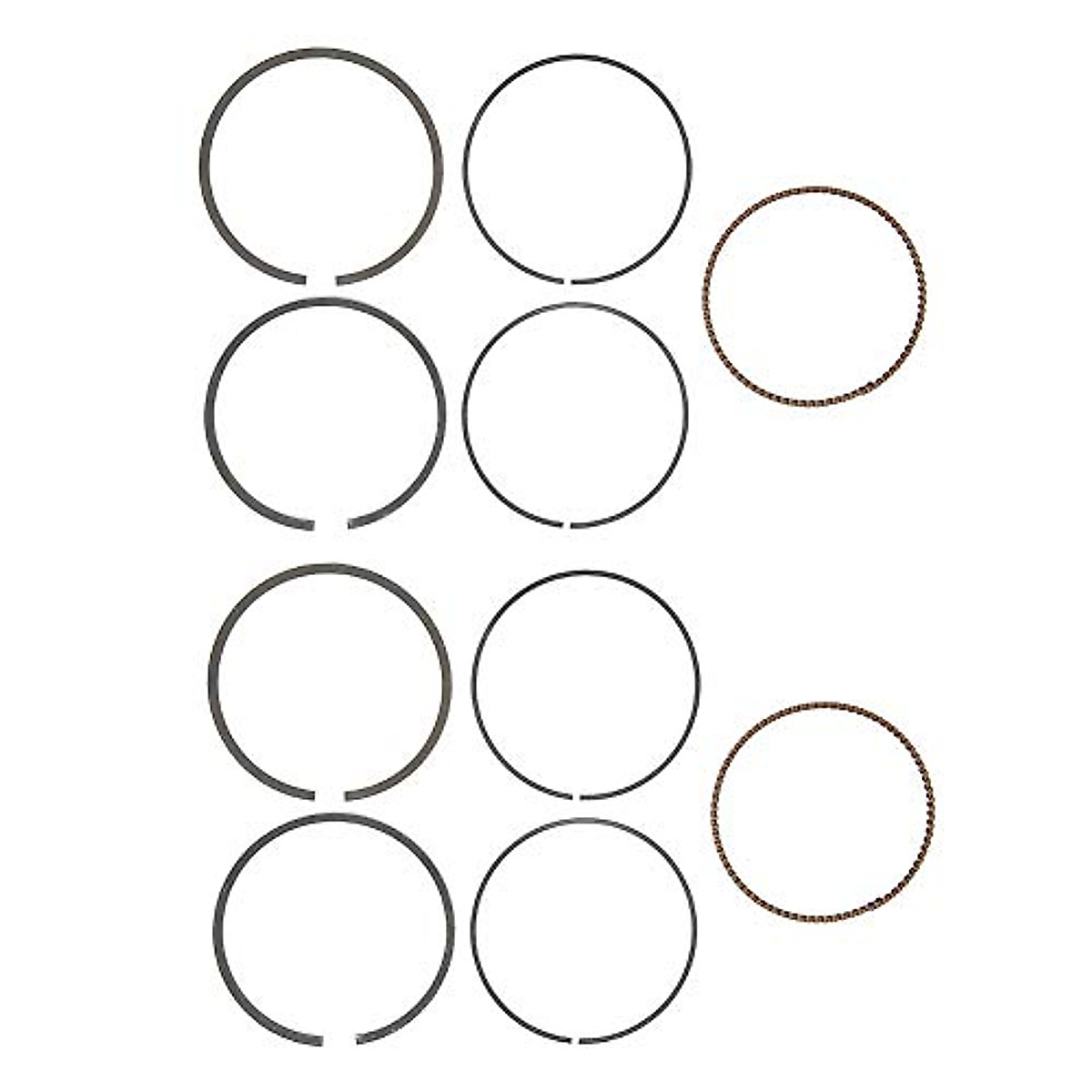 Garden Supplies 2 Set Gasoline Engine Generator Piston Replacement Parts Gasoline Generator Accessories(RvSky)