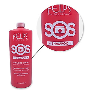 Felps SOS Kit Shampoo and Conditioner for Intense Treatment 2x1L/2x33.8fl.oz