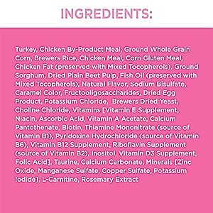 IAMS PROACTIVE HEALTH Adult Sensitive Digestion & Skin, Dry Cat Food with Turkey Cat Kibble, 13 lb. Bag