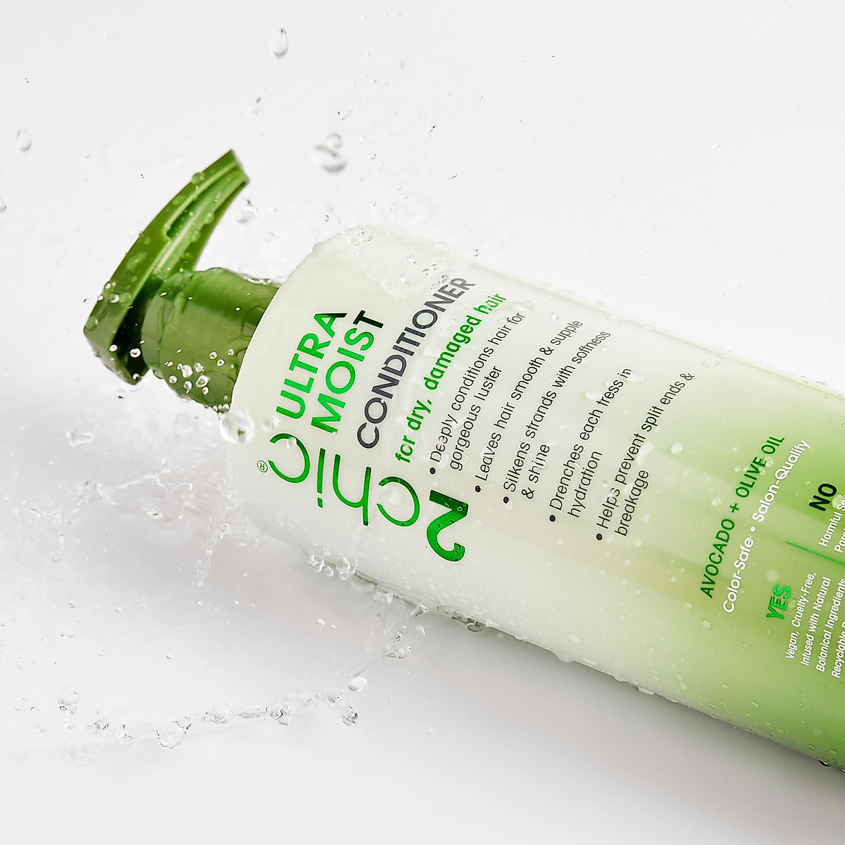 Giovanni 2Chic Ultra-Moist Avocado & Olive Oil Shampoo and Conditioner Set - Moisture & Natural Growth for Men & Women with Moisturizing Aloe Vera, Sulfate Free - 24 Fl Oz (Set of 2)