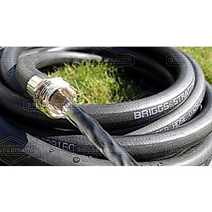 Briggs and Stratton 8BS25 25-Feet Premium Heavy-Duty Rubber Garden Hose