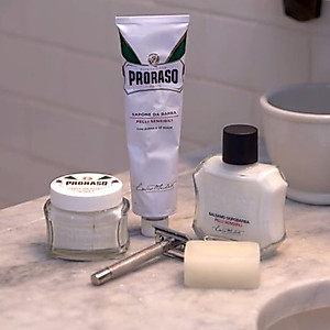 Proraso Post-Shave Stone, Natural Alum Block, 1 Count (Pack of 1)