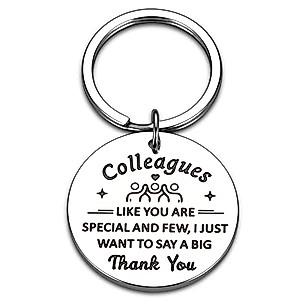 Coworker Colleagues Christmas Gifts for Her Him Women Men Keychains Thank You Coworker Birthday Valentines Office Gift for Female Male Employee Appreciation Retirement Gift for Promotion Leaving Away