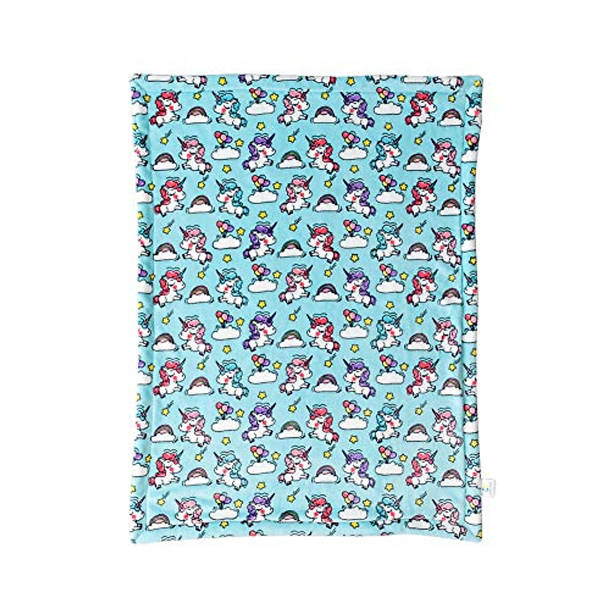 Coosey Unicorn Fleece Baby Blanket Printed Thick Soft Lightweight Cozy Warm Plush Minky Baby Blanket for Toddler Newborns Kids, 30" X 40"