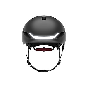 Lumos Matrix Smart Bike Helmet | Animated LED Display | Front and Back Turn Signals| Skateboard, Scooter, Road Bicycle Helmet for Adults: Men, Women (Without MIPS)