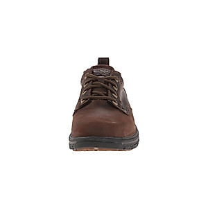 Skechers Men's Segment Search Oxford, Brown, 9 M US