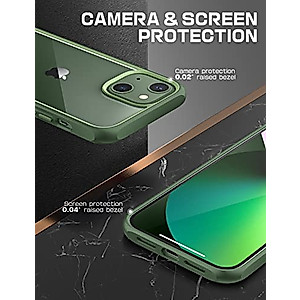 SUPCASE Unicorn Beetle Style Series Case for iPhone 13 (2021 Release) 6.1 Inch, Premium Hybrid Protective Clear Case (Jasper)
