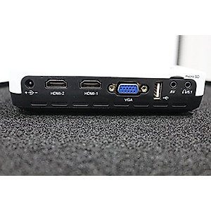 AIM Z001 4500 LED Lumen DLP Projector with HDMI + VGA + USB Video Input