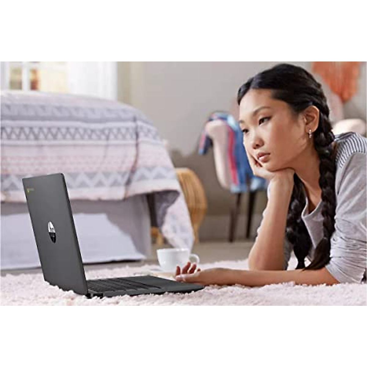 New 2020 HP 11.6" HD Chromebook for Students MediaTek MT8183 4GB LPDDR4 RAM 32GB eMMC Chrome OS