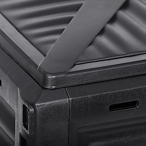 JupiterForce Garden Compost Bin 80 Gallon (300 L) from BPA Free Material, Classic Compost bin by Easy Assembling, Large Capacity, Fast Creation of Fertile Soil, Household Waste Saver, Black