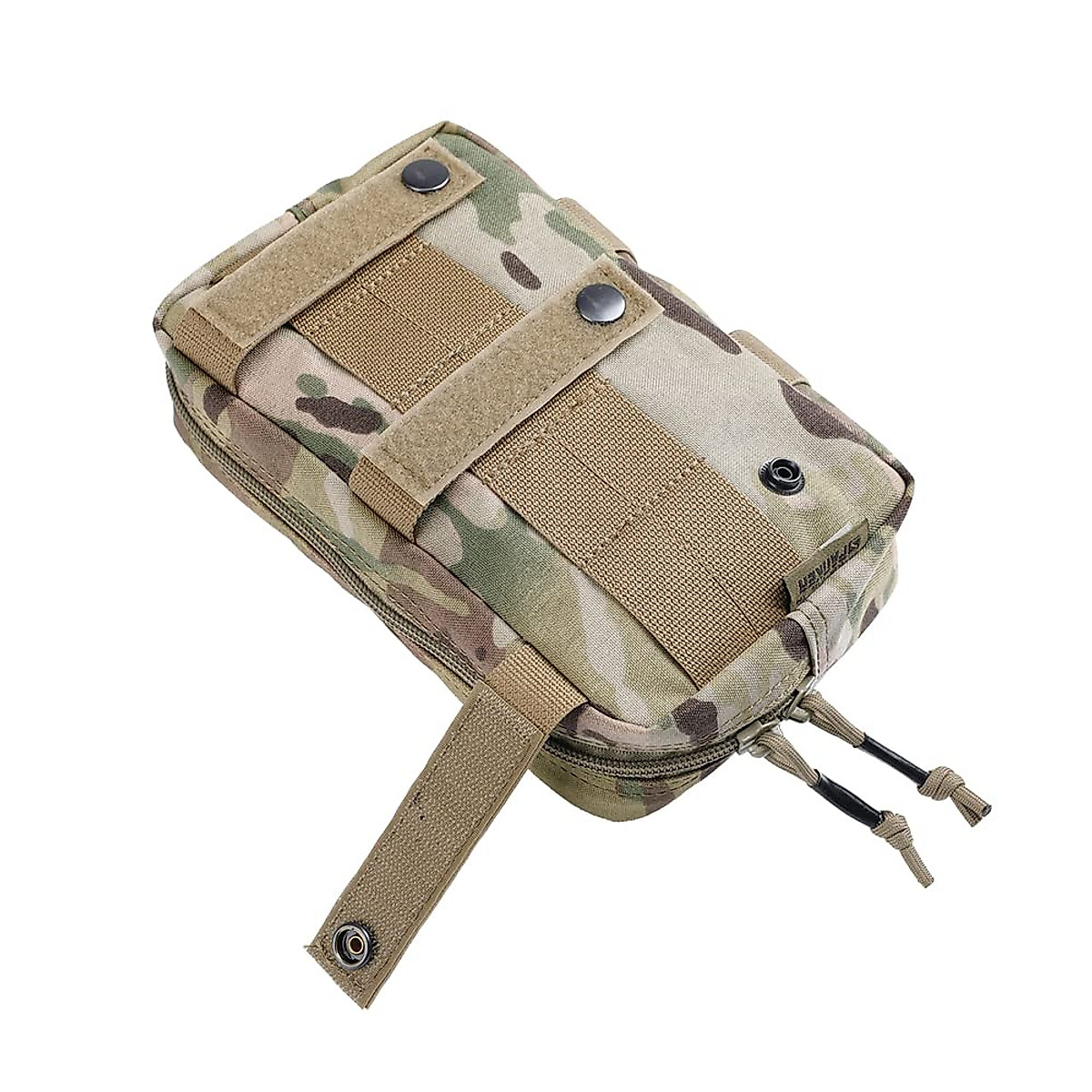 EXCELLENT ELITE SPANKER Tactical Molle Admin Pouch for Tactical Vest Chest Waist Pack Utility Tool Pouch Tactical EDC Bag(Multicam)