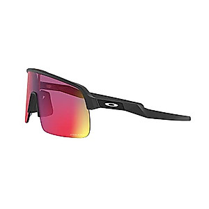 Oakley Men's OO9463A Sutro Lite Low Bridge Fit Rectangular Sunglasses, Matte Black/Prizm Road, 39 mm