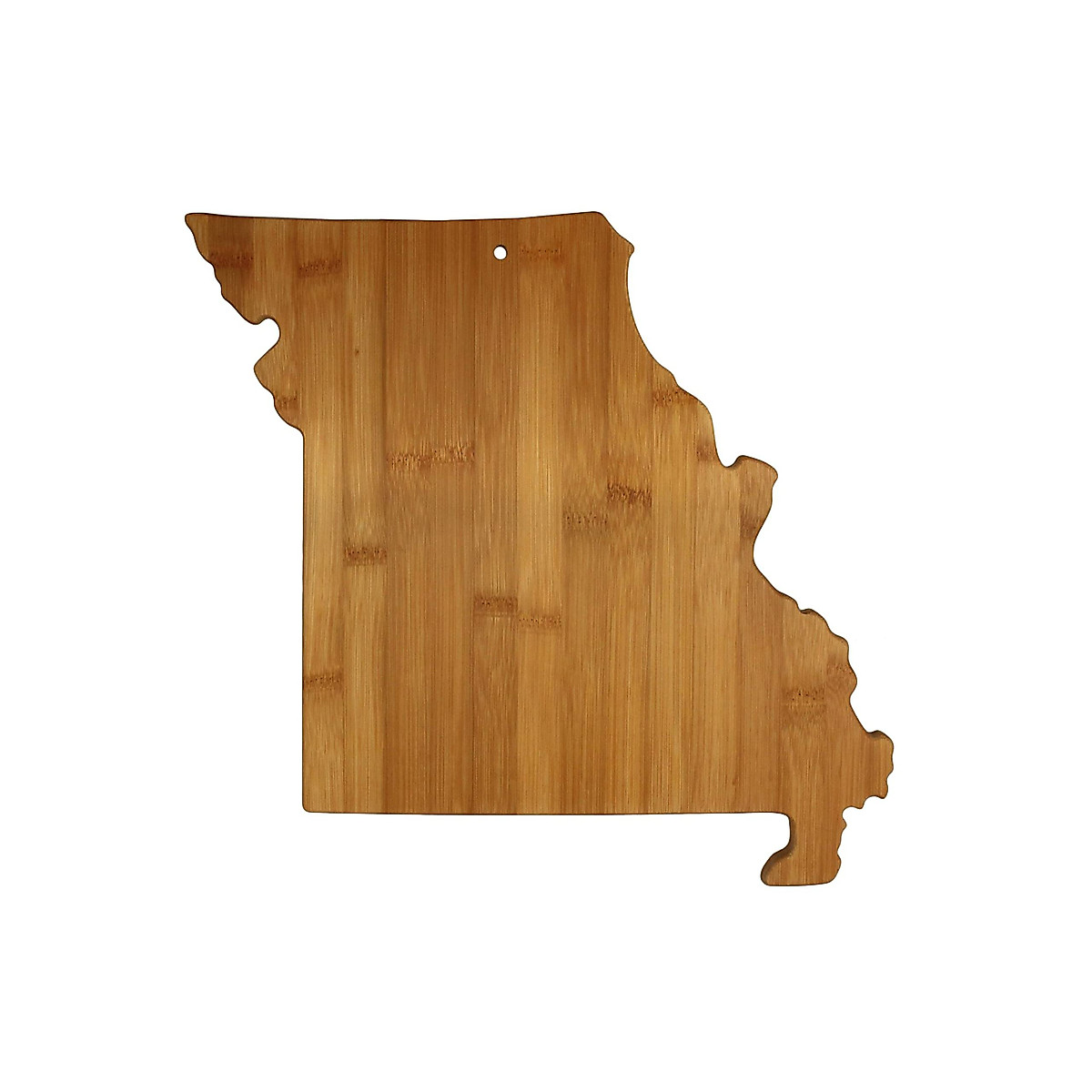 Missouri State Shaped Premium Bamboo Organic Wood Cutting Board