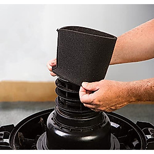 Amazon Basics 2.5 to 4 Gallon Foam Wet Filter 3-Pack, Black