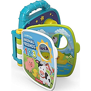 Fisher-Price Laugh & Learn Counting Animal Friends, Musical Baby Book