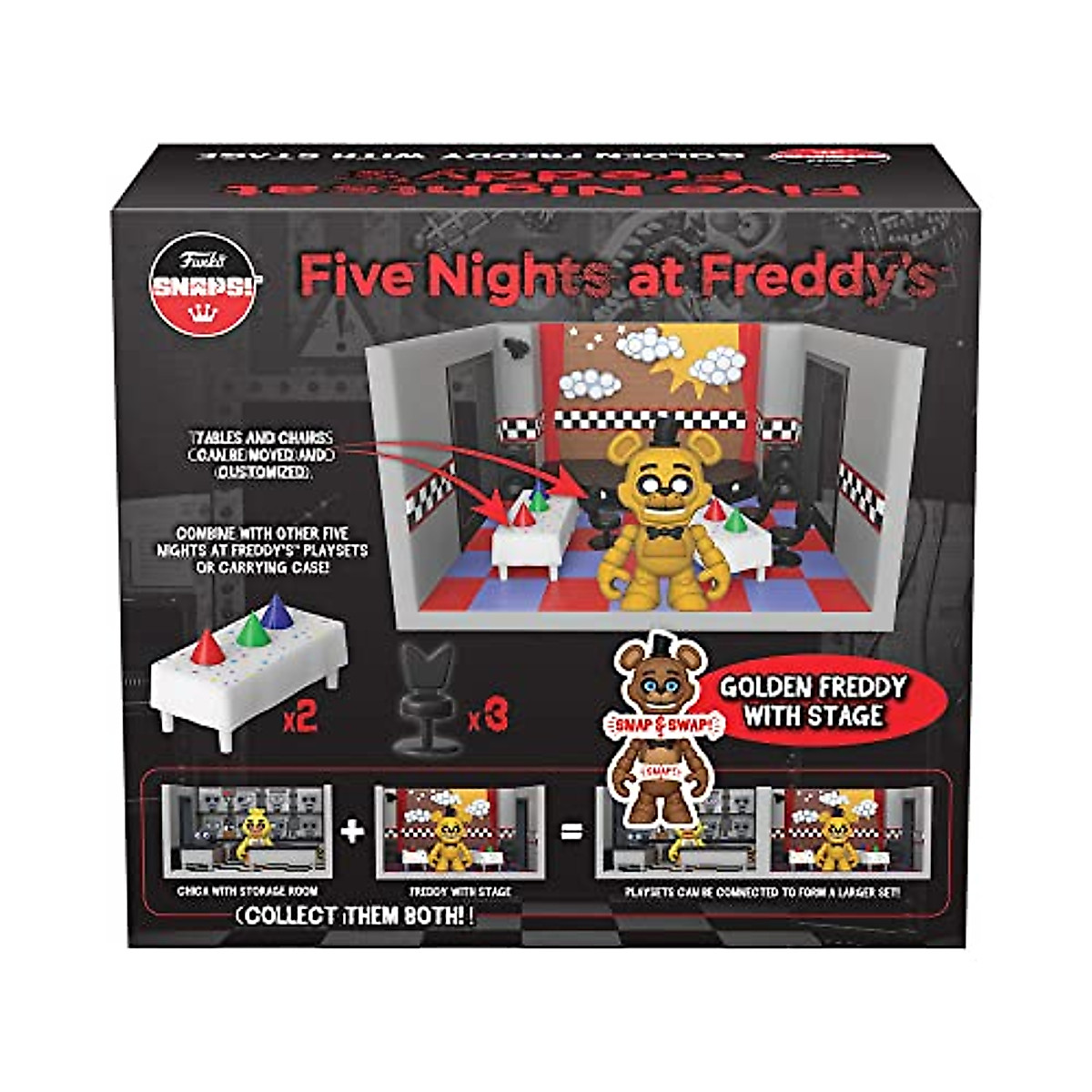 Funko Pop! Snaps: Five Nights at Freddy's - Golden Freddy, Playset