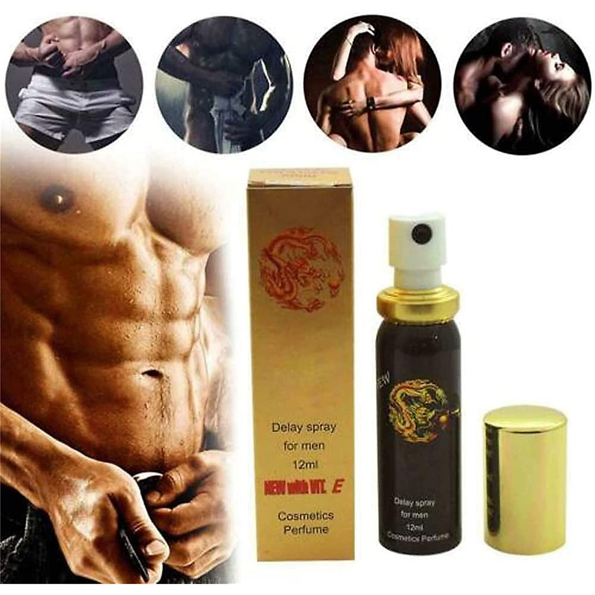 Plimida 2PCS Super Dragon 6000 Delay Spray For Men With Extra Vitamin E,Premature Ejaculant Supplement Spray,Extra Strong Delay Spray,Make Your Parterner Satisfied & Happy Tonight