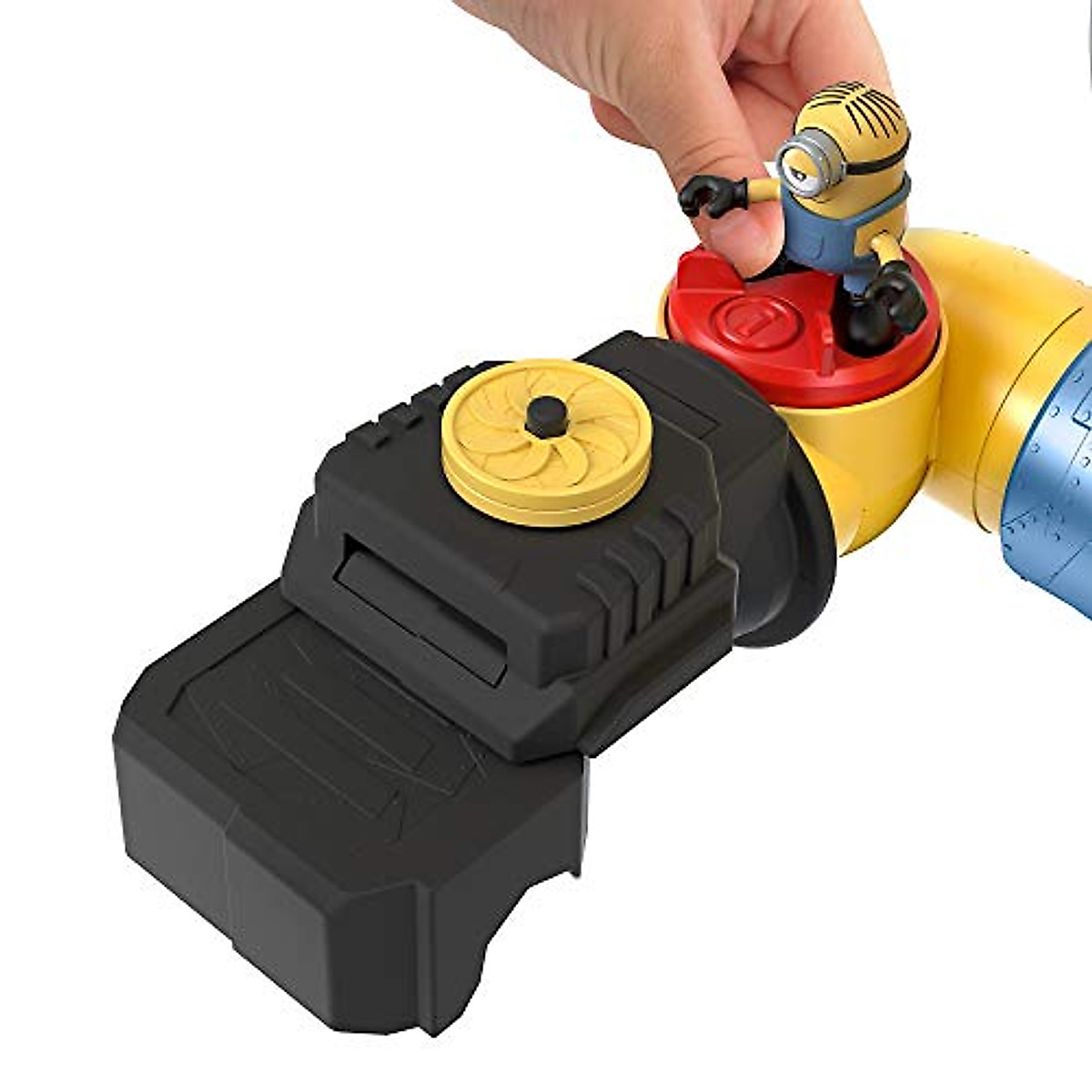 Fisher-Price Minions toys The Rise of Gru MinionBot Robot Playset with Punching Action and Stuart Figure for Preschool Kids Ages 3 and Up