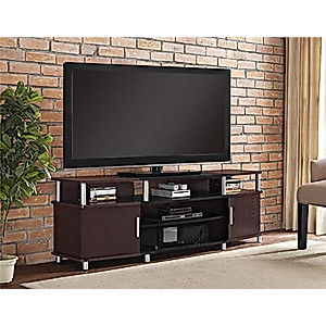 Ameriwood Home Carson TV Stand for TVs up to 70", Cherry