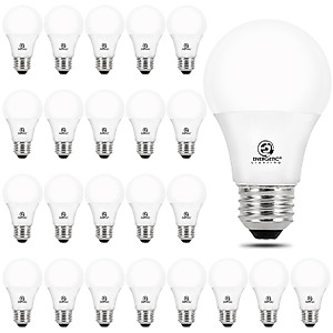 24-Pack A19 LED Light Bulb, 60 Watt Equivalent, Daylight 5000K, E26 Medium Base, Non-Dimmable LED Light Bulb, UL Listed