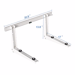 Mini Split Wall Mounting Bracket for 9000-36000BTU Ductless Air Conditioner Outdoor Universal Heat Pump System Support up to 330 lbs