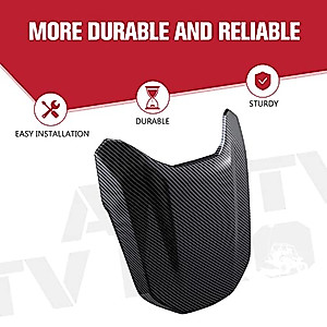 A & UTV PRO Ryker Mono Seat Cowl, Carbon Fiber Pattern Mono Seat Cowl Cover Kit for Can Am Ryker All Models Accessories, Replace OEM # 219401001, 1PCS