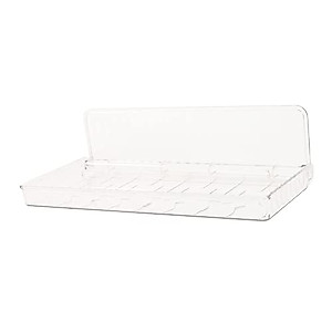 Cabilock 2pcs Wall-Mounted Storage Box Adhesive Shelf Wall Shelves Wall Mount Organizer Shelf for Wall Clear Shelf Wall Mounted Storage Shelf Wall Shelves for Wall Shelves for Storage