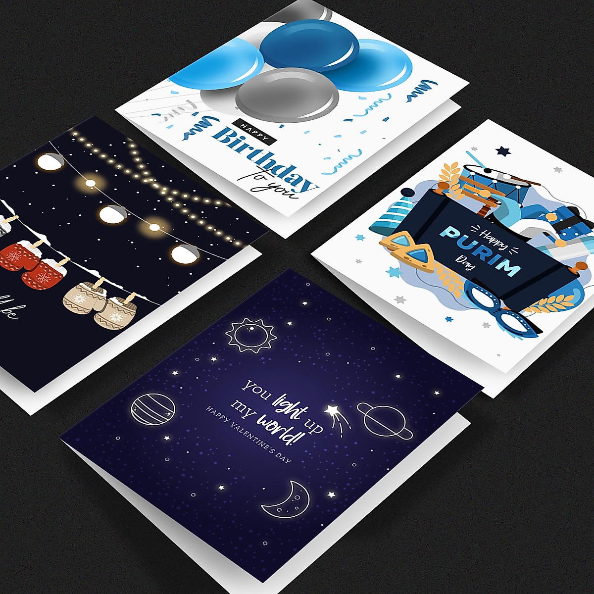 100 Blank White Greeting Cards Set – A2 (4.25" x 5.5") Cardstock and Envelopes – Customized and Personalized Cards for Business, Holidays, Bridal Showers, Birthdays, Wedding Invitations, All Occasion