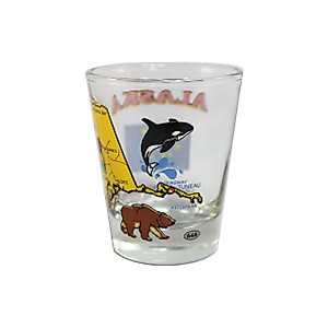 Souvenir Shot Glass - Alaska