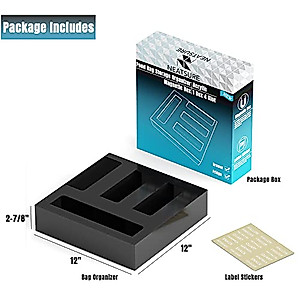 Neatsure Ziplock Bag Storage Organizer, Acrylic Magnetic Kitchen Dispenser for Drawer or Refrigerator, Plastic Bag Holder Compatible with Ziploc, Solimo, Glad, Hefty for Gallon, Quart, Sandwich, Snack & Variety Size Bags