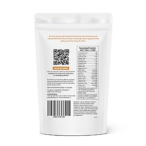 JustFoodForDogs DIY Nutrient Blend for Homemade Dog Food, Turkey & Whole Wheat Macaroni Recipe