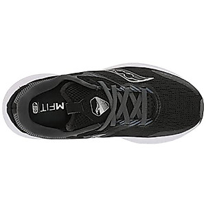 Saucony Women's AXON 2 Running Shoe, Black/White, 7.5