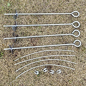 Outsunny 8'x6' Outdoor Storage Shelter with Rollup & Zipper Door, Heavy Duty Carport Shed for Motorcycle Garden Storage, Grey