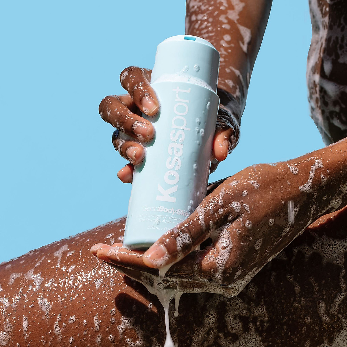 Kosas Kosasport Good Body Skin Body Wash | AHA & Enzyme Exfoliating Wash